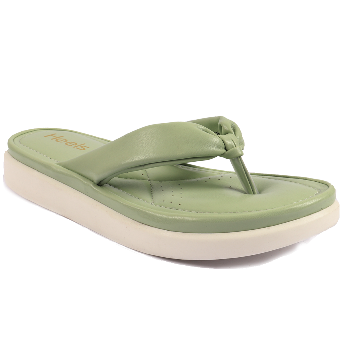 Mint Green Pu Chappal 070225 – Heels Shoes