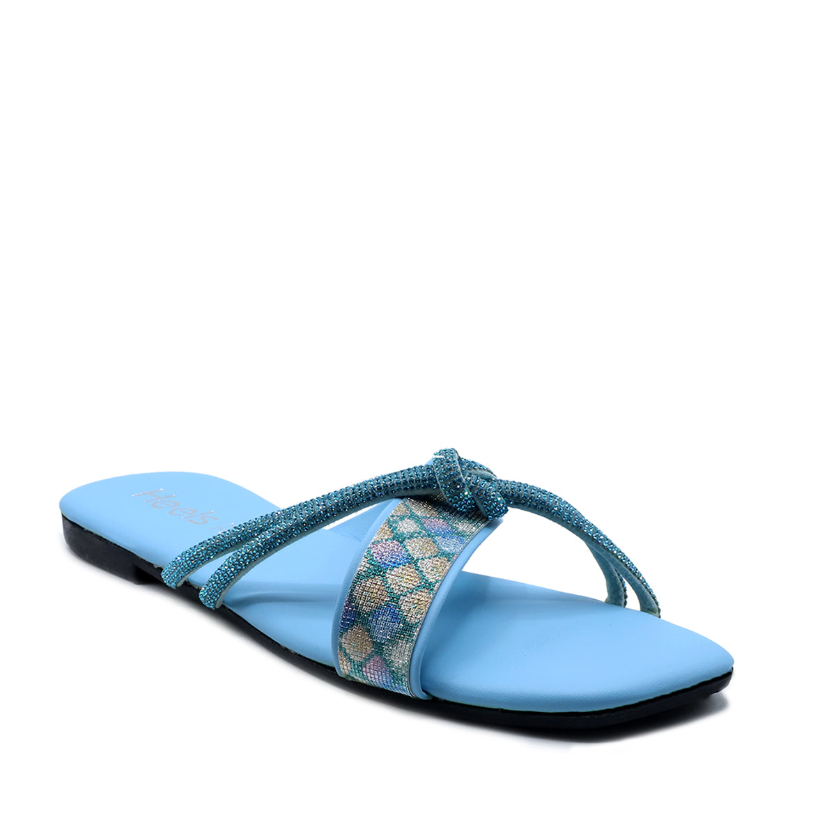 Sky Blue Casual Slipper L00000047 – Heels Shoes | New