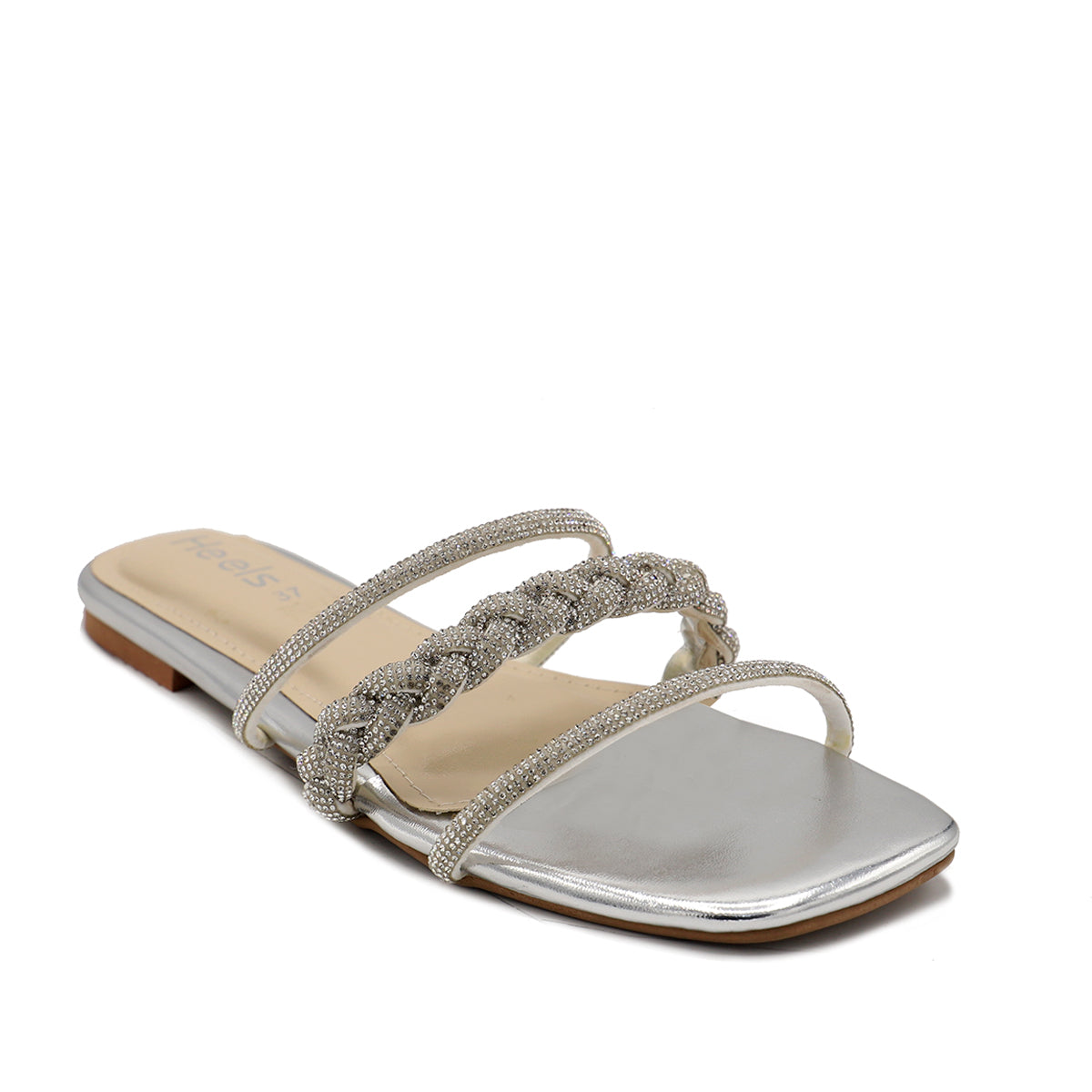 Silver Fancy Slipper 042105 – Heels Shoes