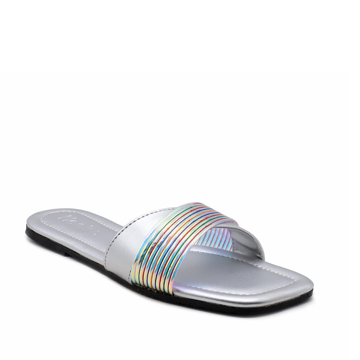 Silver Casual Slipper L00000055 – Heels Shoes | New