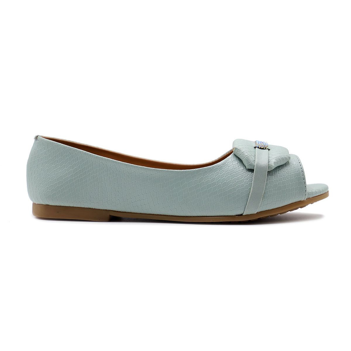 Mint Green Casual Peep Toe 080087 – Heels Shoes