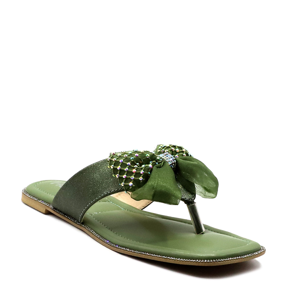 Mint Green Casual Chappal L00500026 – Heels Shoes | New